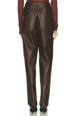 Lapointe Faux Leather Tapered Trouser
