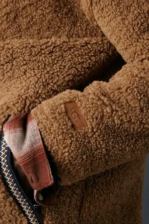UGG Braid Fleece Half Zip Sweatshirt