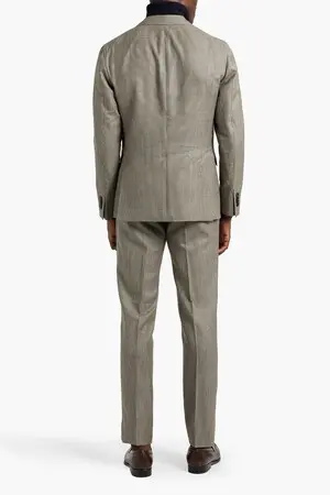 Boglioli Houndstooth Wool And Silkblend Suit