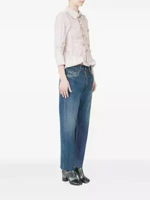 MAISON MARGIELA Five-pocket Raw-edge Jeans