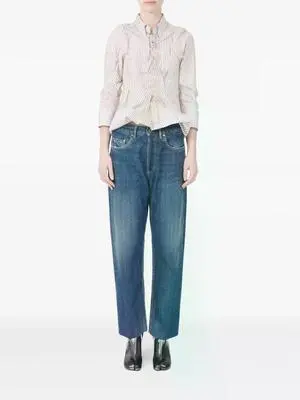 MAISON MARGIELA Five-pocket Raw-edge Jeans