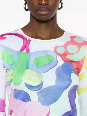 CHOPOVA LOWENA Abstract-print T-shirt