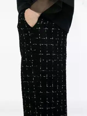 Karl Lagerfeld Logo-print Boucle Trousers