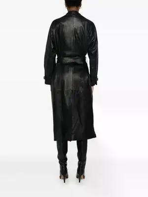 VICOLO Double-breasted Belted Coat