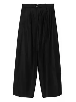 Nine:inthe:morning Black Wash Pants For Women