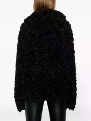 Norma Kamali Faux Fur Long Coat