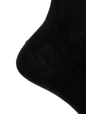 VIVIENNE WESTWOOD Orb-embroidered Ribbed Ankle Socks