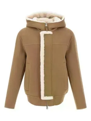 Mackage Shearling Hooded Jacket