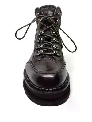 BARRETT Lace-up Leather Platform Boots