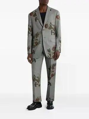 Etro Floral-print Single-breasted Jacket