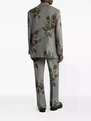 Etro Floral-print Single-breasted Jacket
