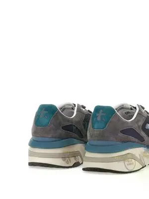 Premiata Logo Heel Trainers - Blue