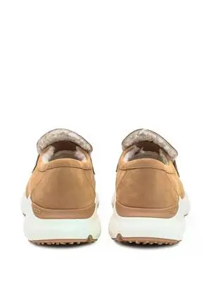 TOD'S Shearling-lined Loafers - Brown