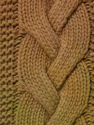 La DoubleJ Cable-knit Cardigan - Brown