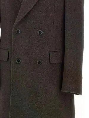 BOSS Peak Lapels Double-breasted Coat