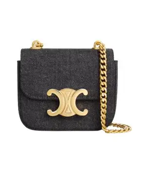 Celine CELINE Mini Chain Claude - Dark Gray