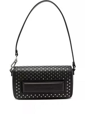 Karl Lagerfeld Logo-debossed Shoulder Bag - Black