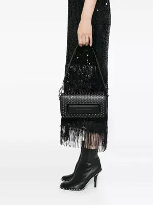 Karl Lagerfeld Logo-debossed Shoulder Bag - Black