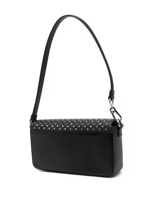 Karl Lagerfeld Logo-debossed Shoulder Bag - Black
