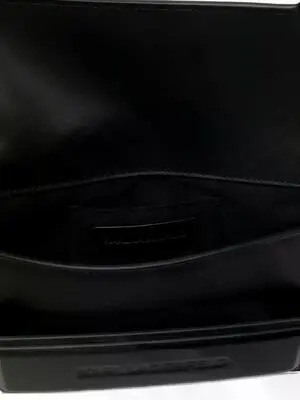 Karl Lagerfeld Logo-debossed Shoulder Bag - Black