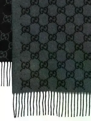 Gucci Monogram Frindge Scarf