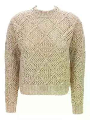 Max Mara Open-work Knit Sweater