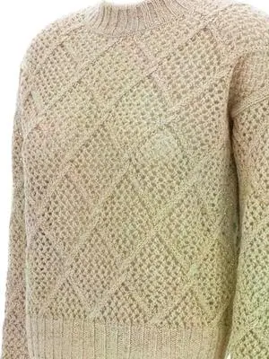 Max Mara Open-work Knit Sweater