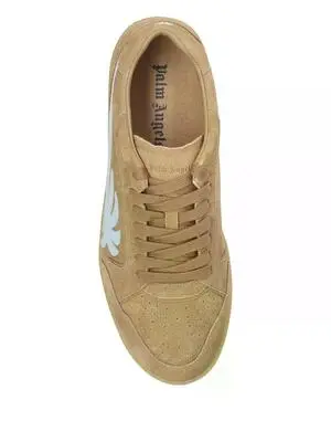 Palm Angels Palm Tree Leather Sneakers - Brown