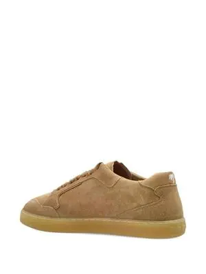 Palm Angels Palm Tree Leather Sneakers - Brown