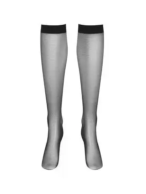 MAISON CLOSE Pure Tentation Knee-high Socks - Black