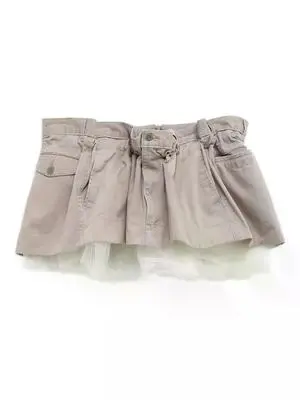 AUGUST BARRON Layered Mini Skirt