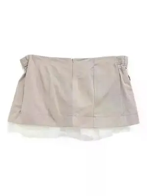 AUGUST BARRON Layered Mini Skirt