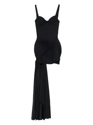 Balenciaga Ruched Midi Dress