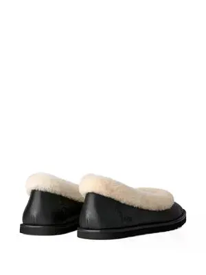 UGG Fur Trim Ballerina Shoes