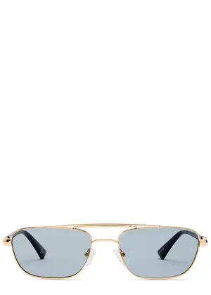 Le Specs Le Mimi Rectangle-frame Sunglasses