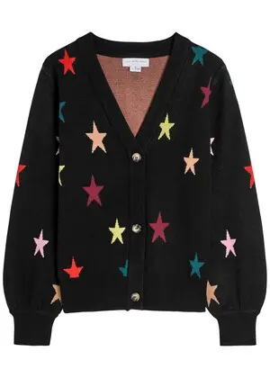 NEVER FULLY DRESSED Star Knit Cardigan