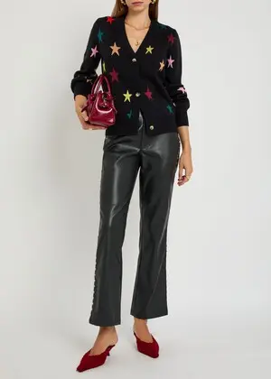 NEVER FULLY DRESSED Star Knit Cardigan