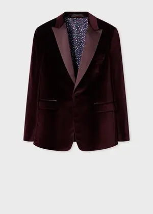 Men's Burgundy Blazers
