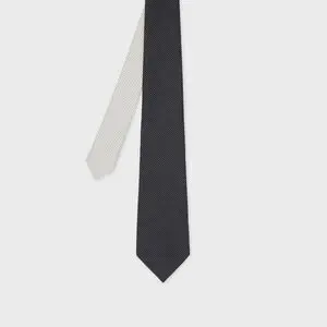 Paul Smith Silk Polka Dot Neck Tie - Black