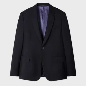 Paul Smith The Soho Tailored-fit Navy Wool 'a Suit To Travel In' Blazer - Blue