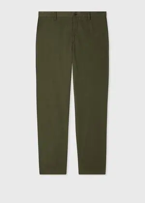 Paul Smith Dark Khaki Gart Dye Chinos