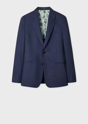 Paul Smith Navy 'travel Pro' Wool Blazer