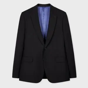 Paul Smith The Soho Tailored-fit Wool 'a Suit To Travel In' Blazer - Black