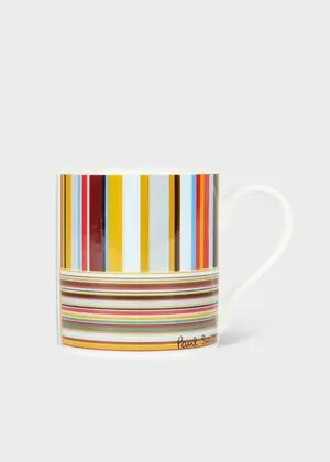 Paul Smith Mixed 'signature Stripe' Bone China Mug - Multicolour
