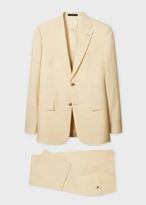 Paul Smith The Brierley Butter Wool-mohair Suit - Yellow