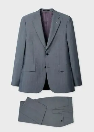 Paul Smith The Brierley Soft Wool-mohair Suit - Blue
