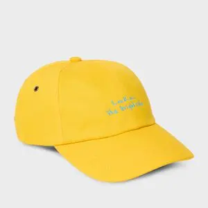 Paul Smith Cotton-twill Quote Cap - Yellow