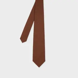 Paul Smith Cashmere-blend Neck Tie - Brown