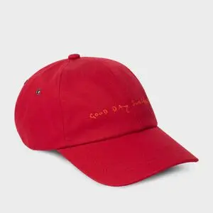 Paul Smith Cotton-twill Cap - Red