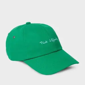 Paul Smith Cotton-twill Quote Cap - Green